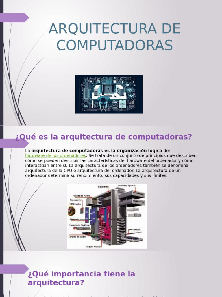 Arquitectura de Computadora | PDF
