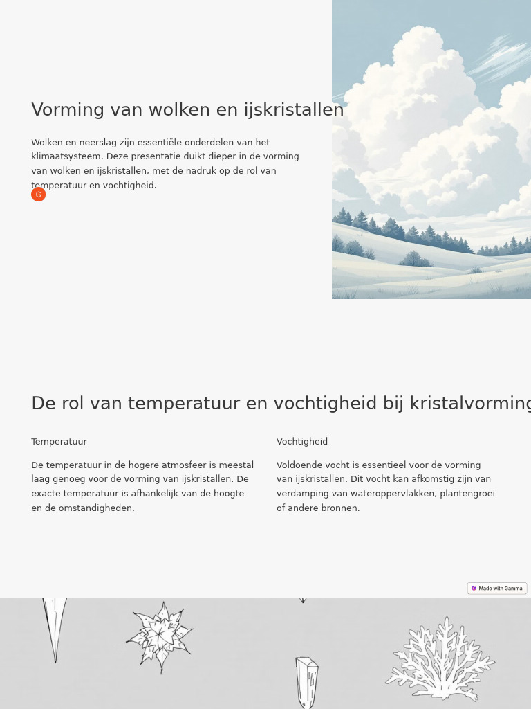Vorming Van Wolken en Ijskristallen | PDF