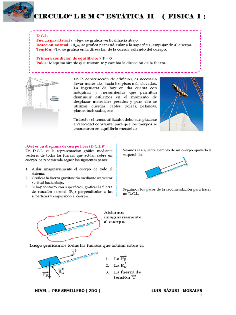 6) Fisica 2do ( Estatica Ii) | PDF