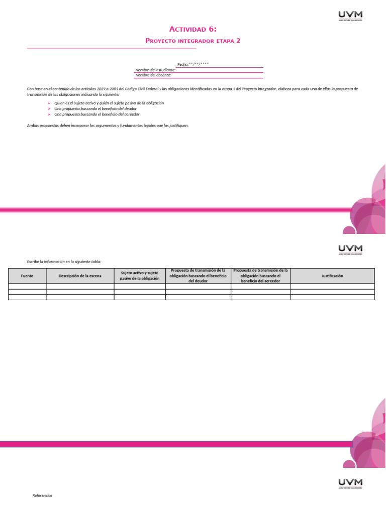 U6 Proyecto Integrador E2 To | PDF