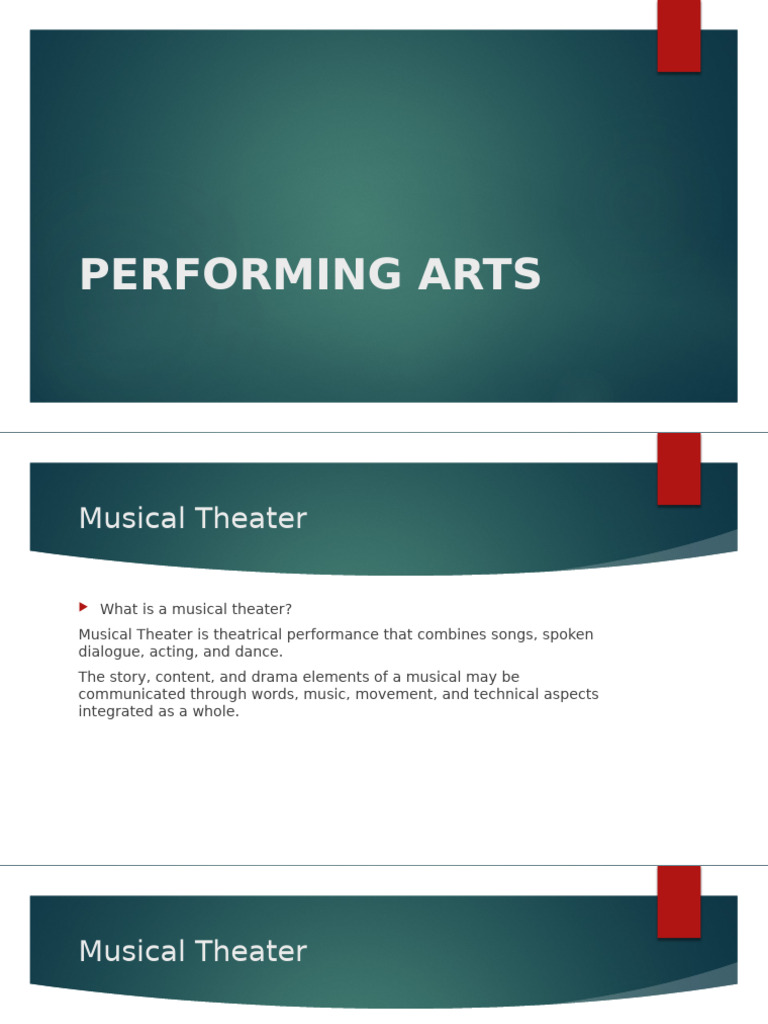 Overview of Musical Theater and Plays | PDF