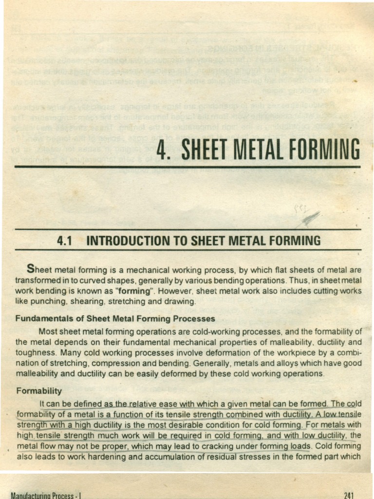Sheet Metal Forming | PDF | Sheet Metal | Fracture