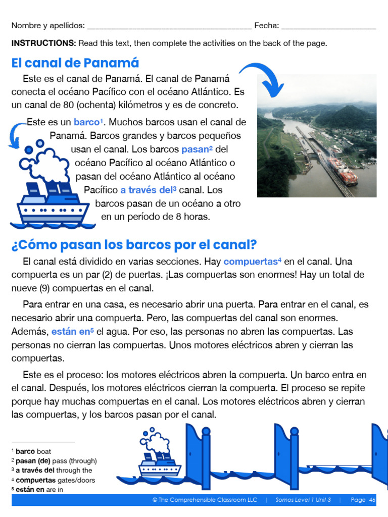 Funcionamiento de las compuertas del canal | PDF