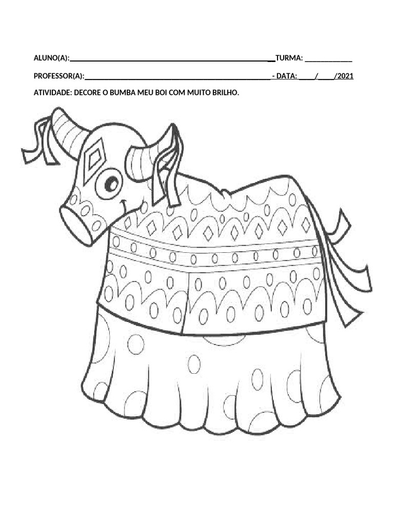 ATIVIDADES FOLCLORE | PDF