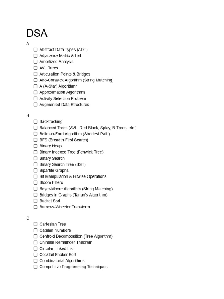 DSA | PDF | Combinatorics | Theoretical Computer Science