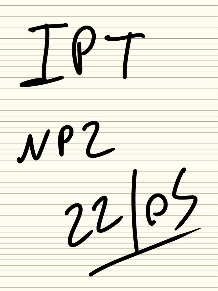 Ipt Pdf