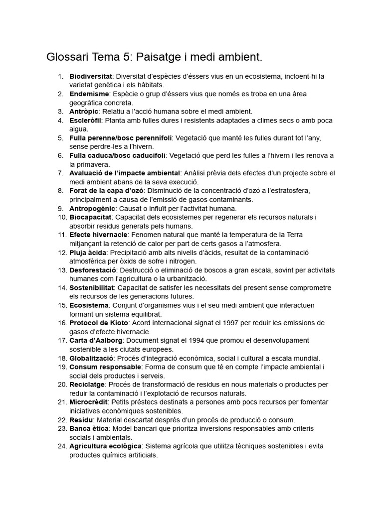 Glossari Geo | PDF