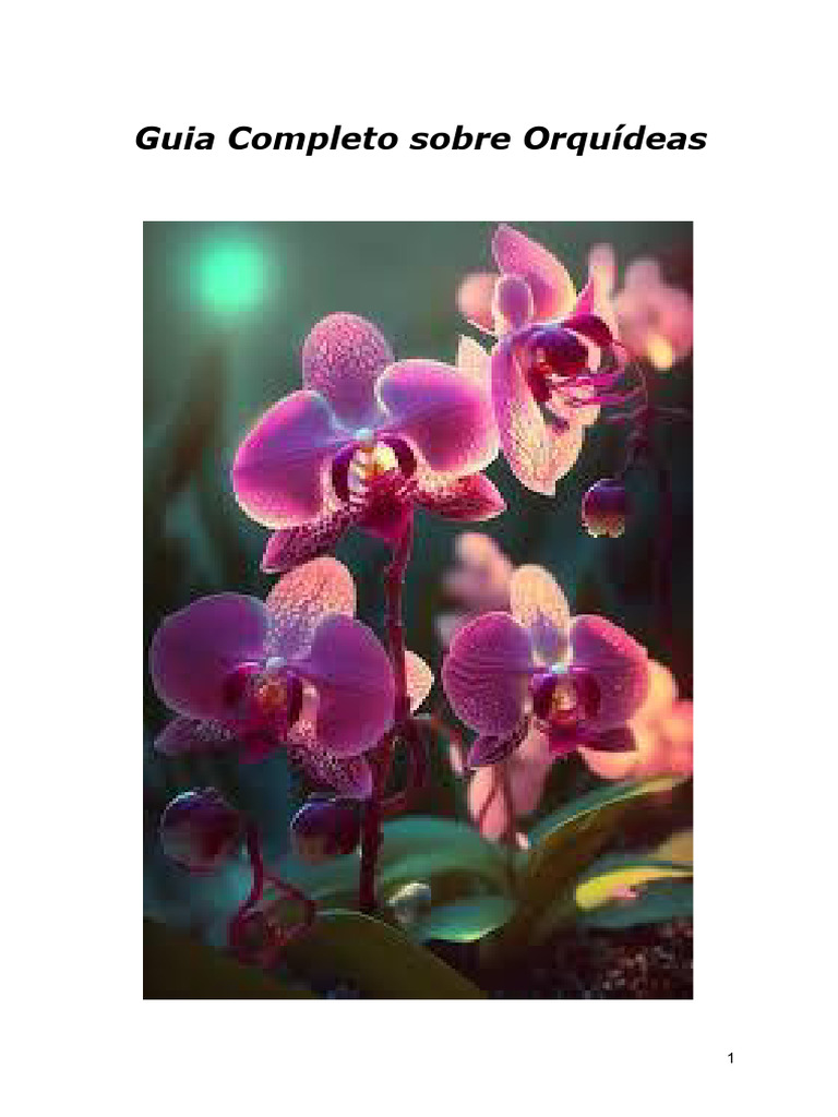 Guia Completo Sobre Orquídeas | PDF | Plantas | Botânica