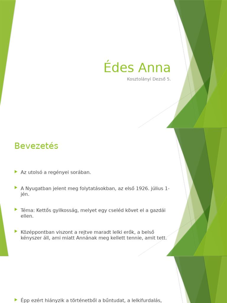 KD) Édes Anna | PDF
