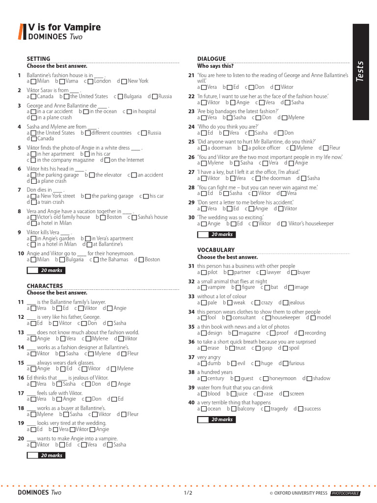 Domsvampiretests | PDF