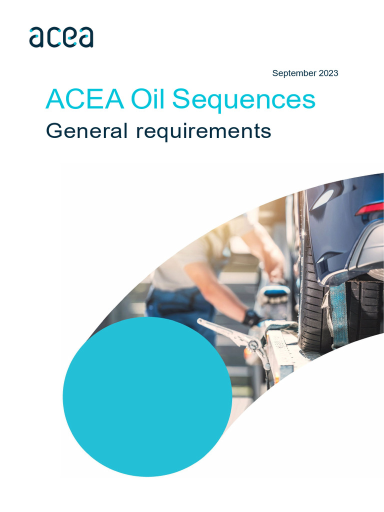 2023-ACEA-oil-sequences-general-requirements | PDF | Automotive ...
