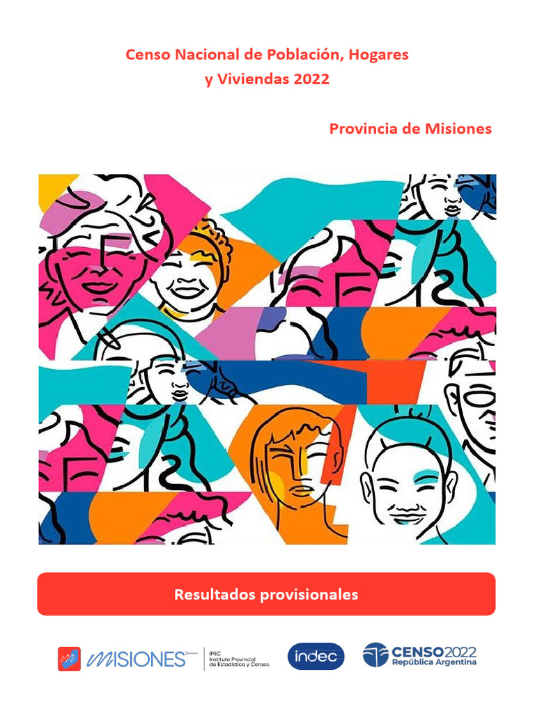 IPEC Misiones Censo 2022 Resultados Provisionales 2023 | PDF | Censo | Población