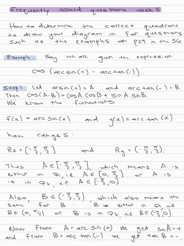 Frequently Asked Tut Questions Alg Week 5 | PDF