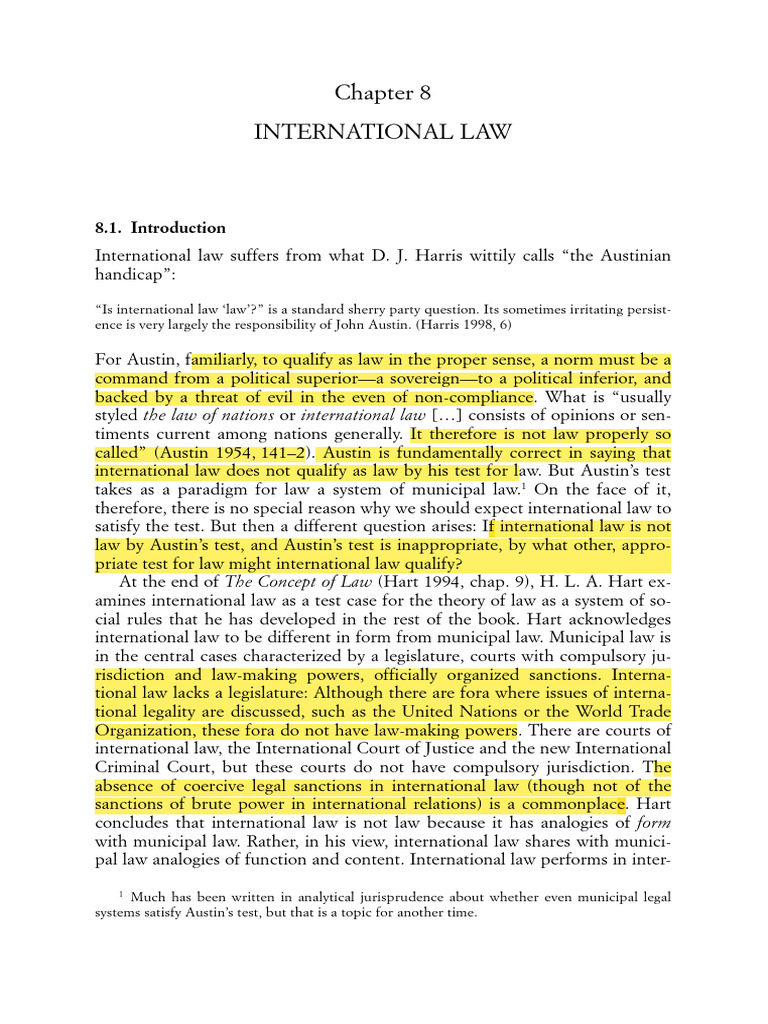 Introduction International Law | PDF | International Law | Applied Philosophy