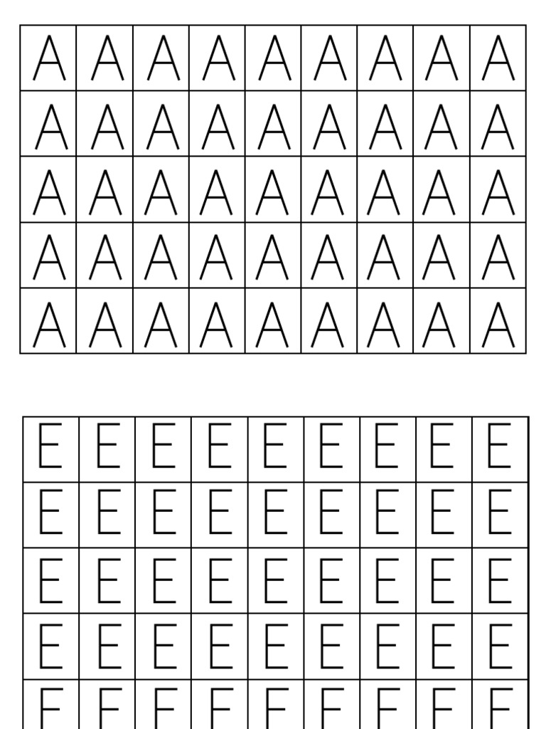 Letras-del-abecedario-para-recortar-y-trabajar-en-infantil | PDF