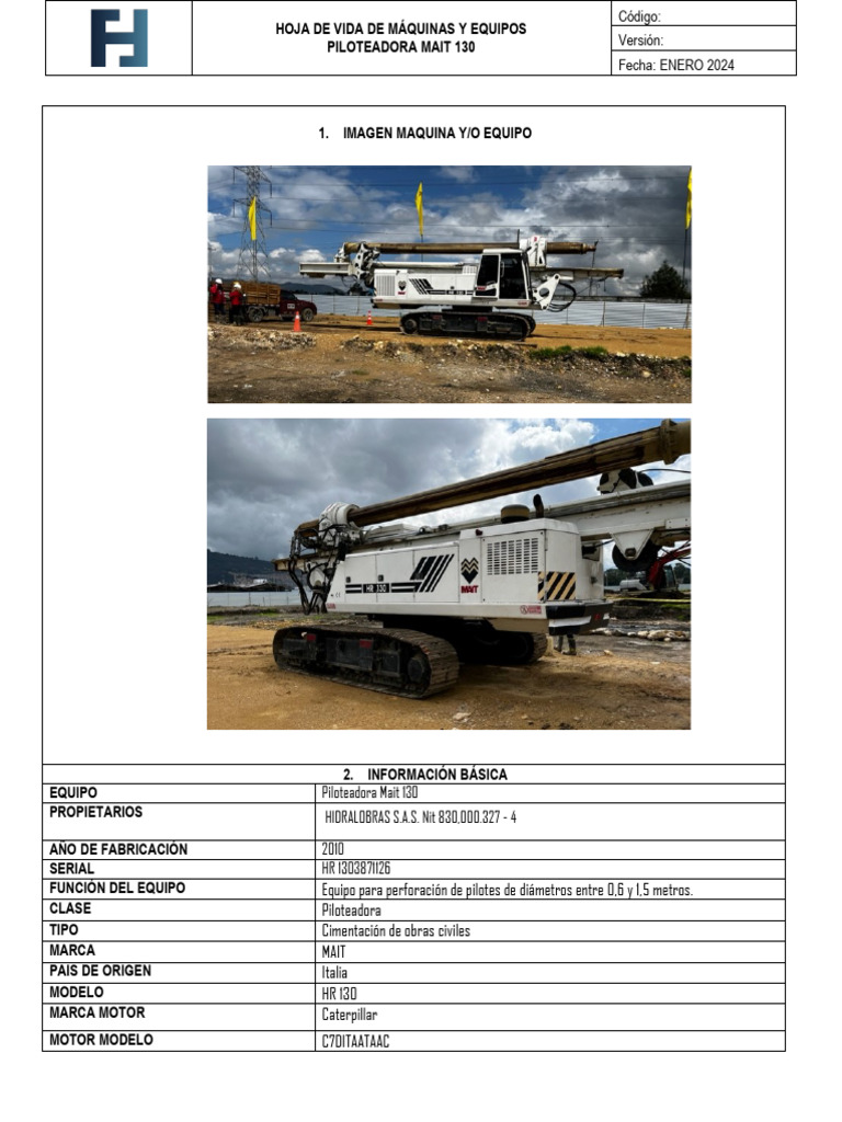 Ficha Tecnica Mait | PDF