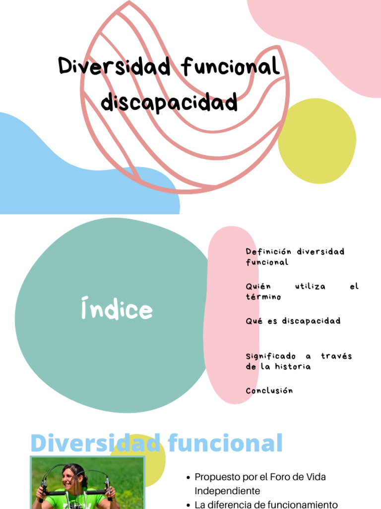 Definición diversidad funcional | PDF