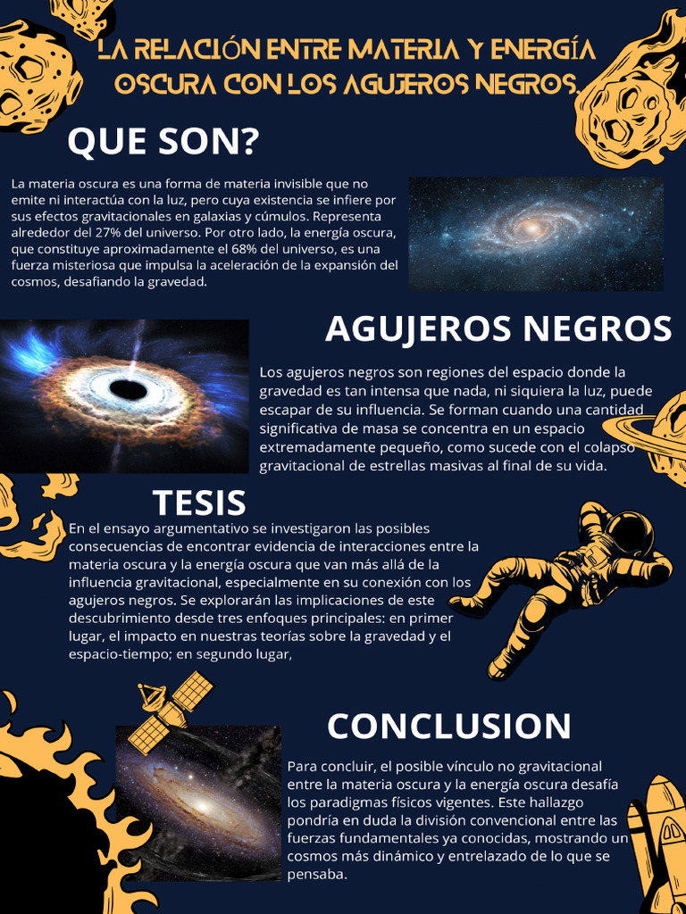 Dark Blue and Yellow Astronomy Cover Bound Document | PDF