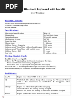 Heyday Wireless Keyboard User Manual | PDF | Computer Keyboard | Bluetooth