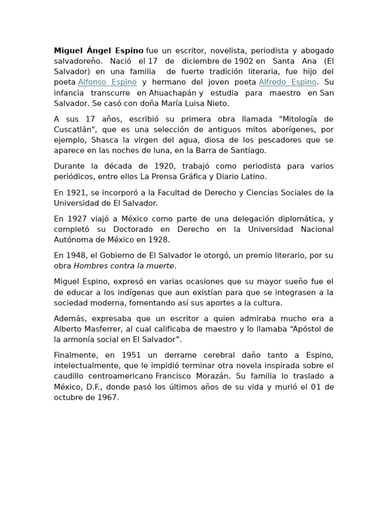 Miguel Ángel Espino | PDF
