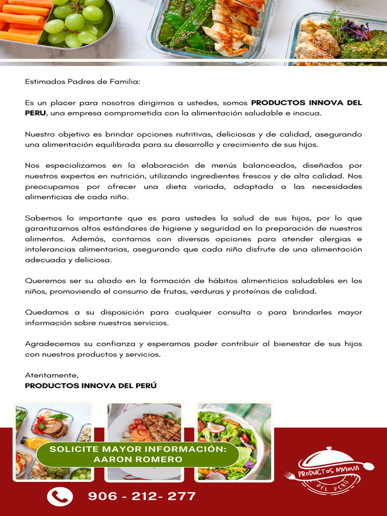 Carta de Presentacion | PDF