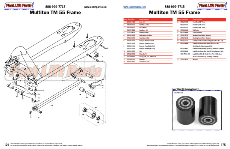 Multiton TM55 Frame | PDF | Axle