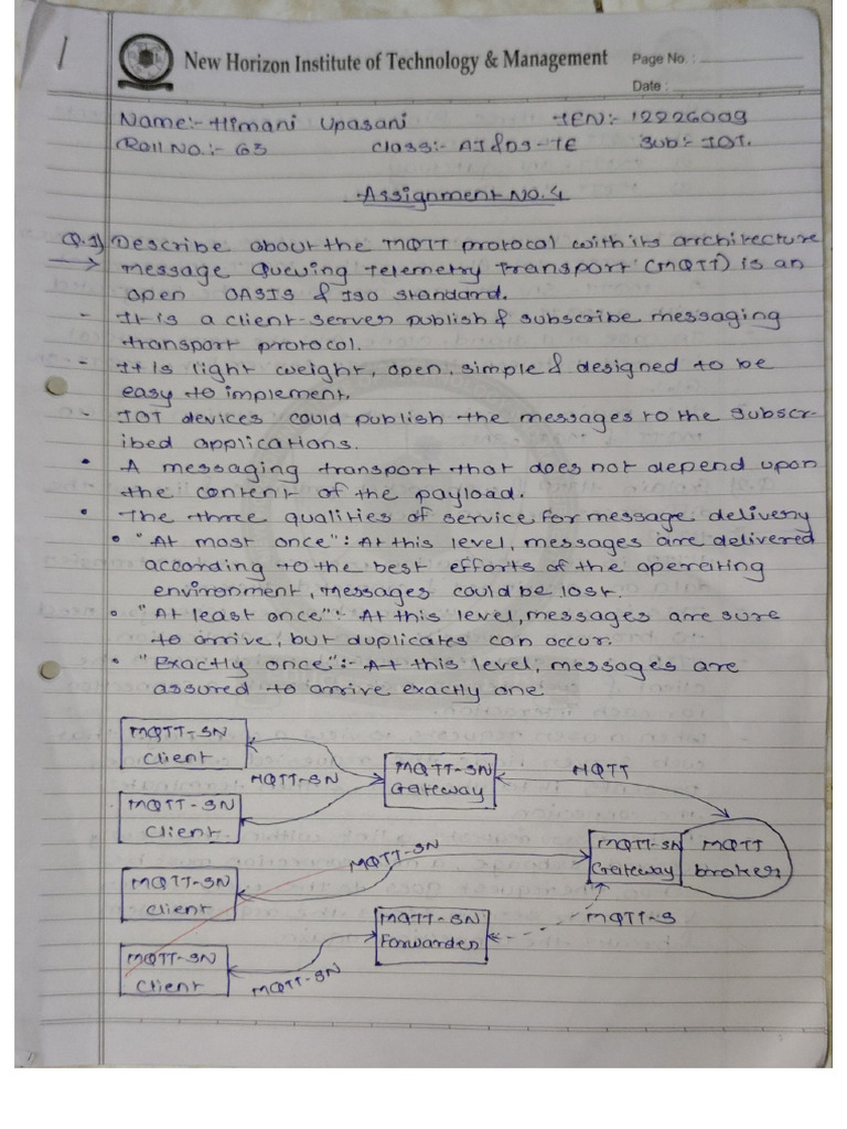 IOT - Assignment 4 | PDF