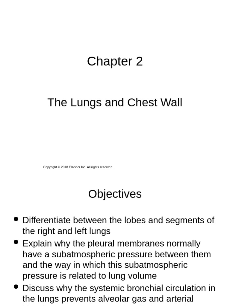 Chapter - 002 The Lungs & Chest Wall Modified | PDF | Lung | Autonomic ...