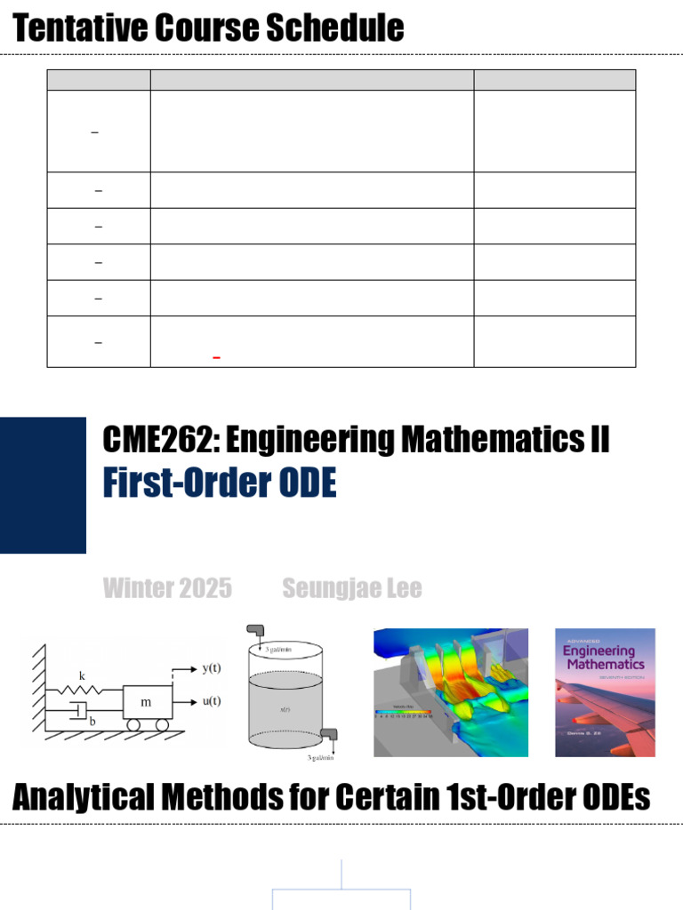 Lecture5_v1_annotated | PDF | Ordinary Differential Equation | Mathematical Concepts