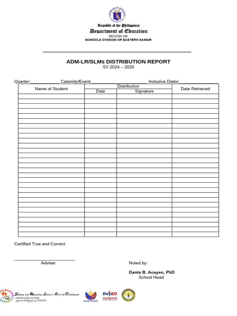 ADM Distribution Attendance | PDF
