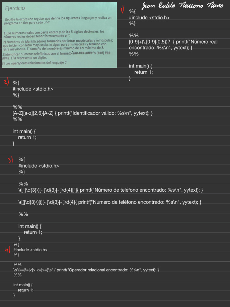 Ejercicio Flex | PDF