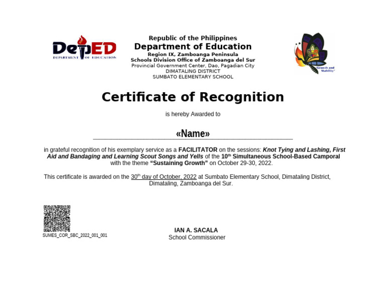 BSP_Certificate_COR | PDF