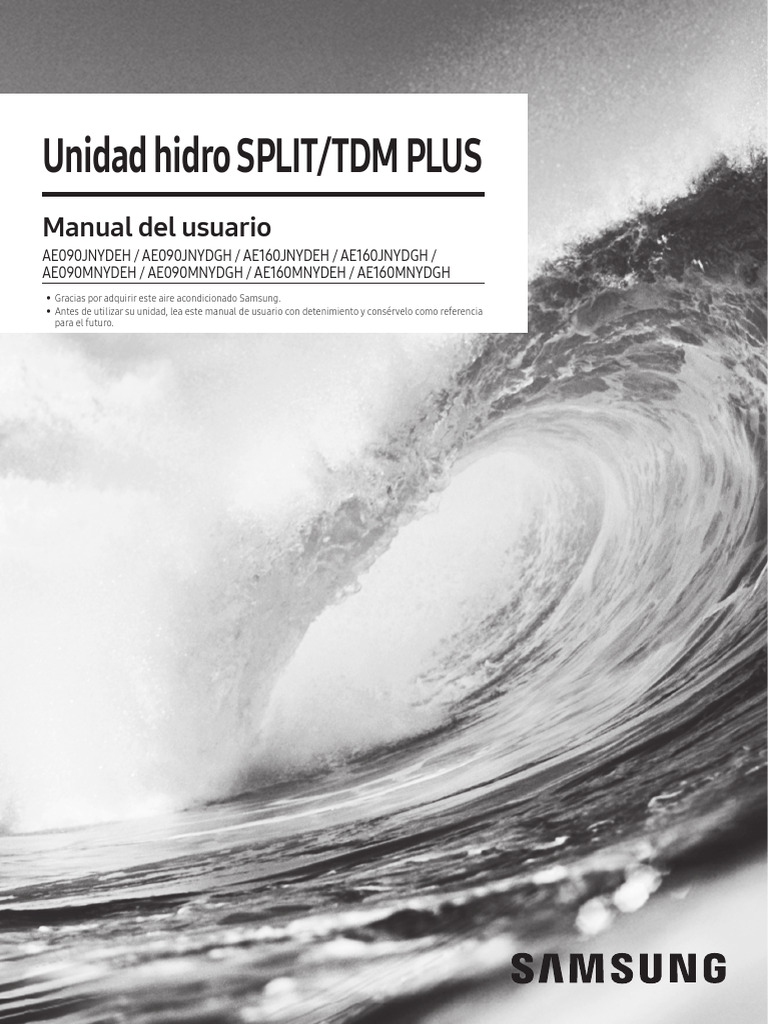 Ehs Hydro Unit Eu Ib Db68-07003a-08 Es | PDF | Ingenieria Eléctrica | Residuos