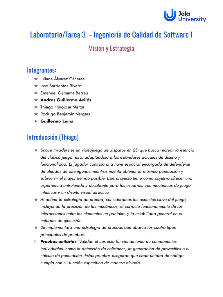 Lab_Tarea3_SQE-1_G1 | PDF | Pruebas de software | Usabilidad