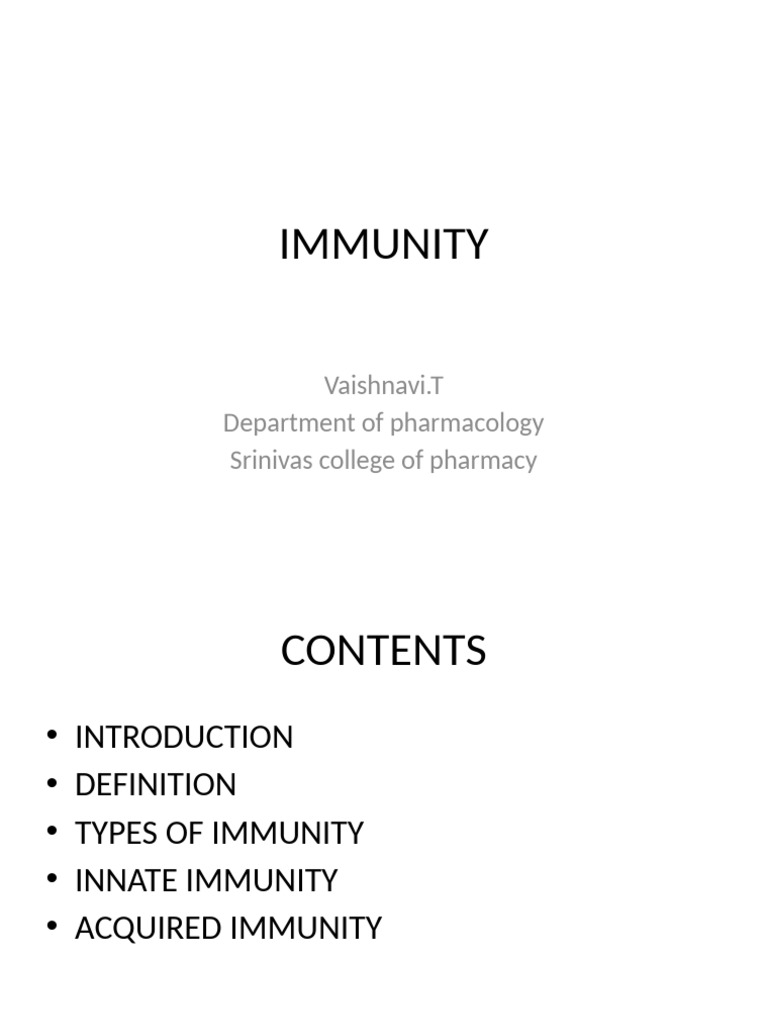 Immunity | PDF | Immune System | Adaptive Immune System