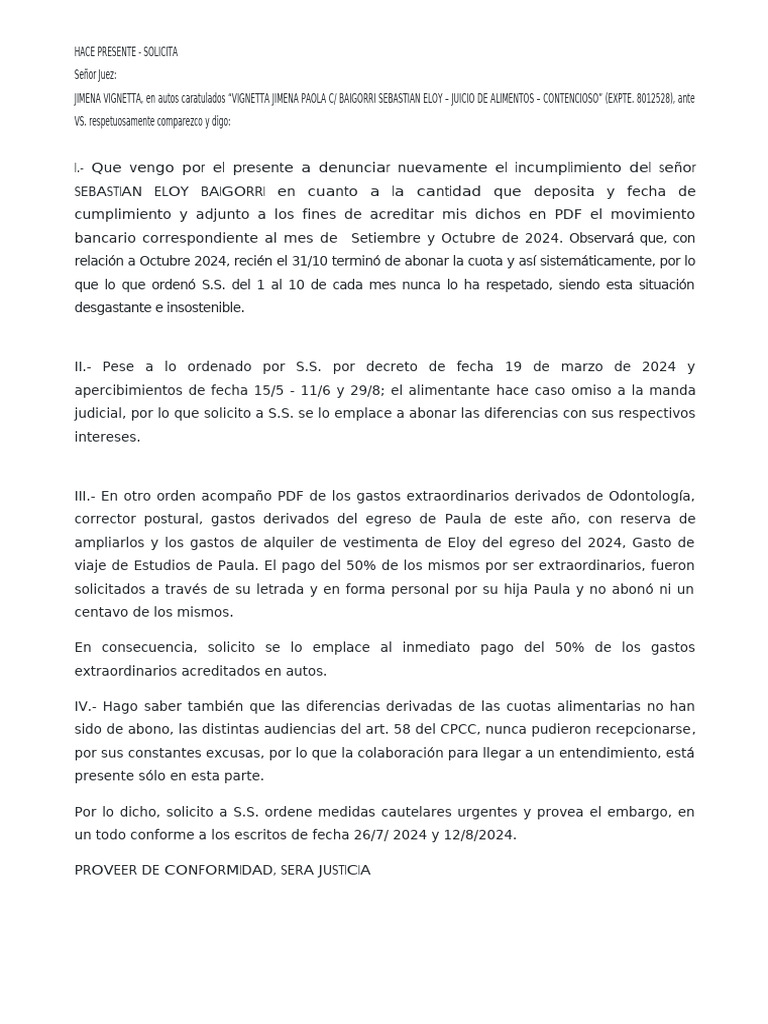 INCUM. OCT Y GS EXS | PDF