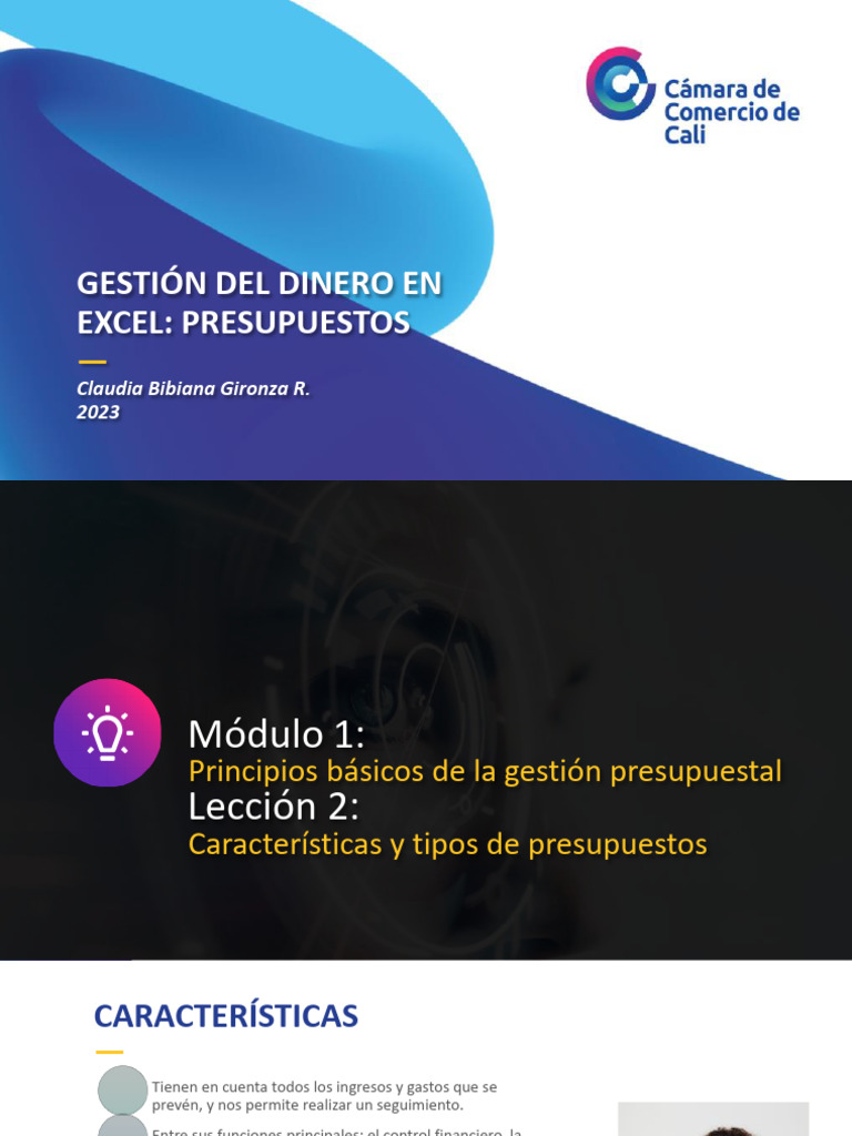 Mód 1 Lección 2 Tipos de Ppto | PDF | Presupuesto | Economias