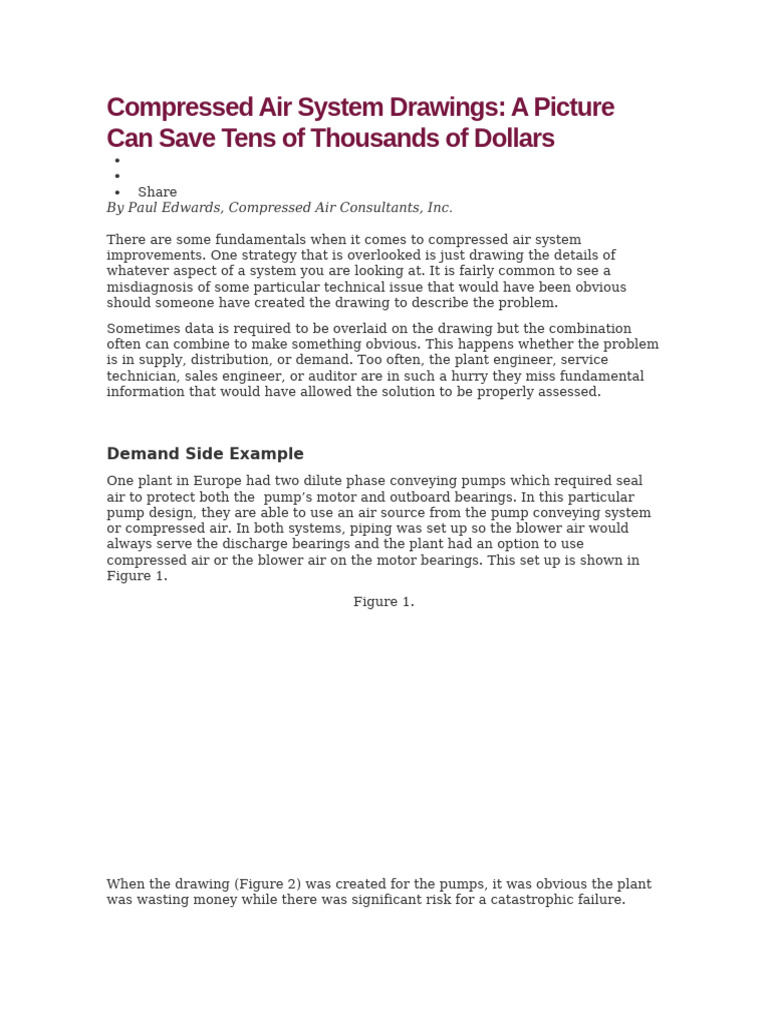 Aire Comprimido - Compressed Air System Drawings - A Picture Can Save ...