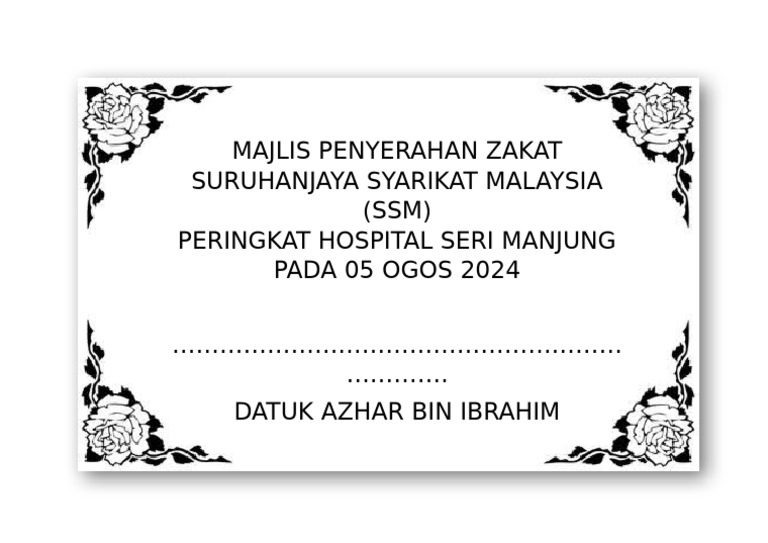 Cover Buku Jemputan | PDF