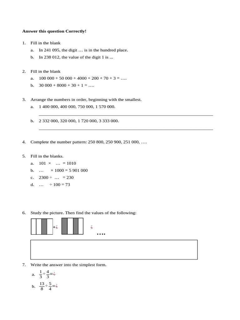 LATIHAN MATH REGULER | PDF | Mathematical Notation | Elementary Mathematics
