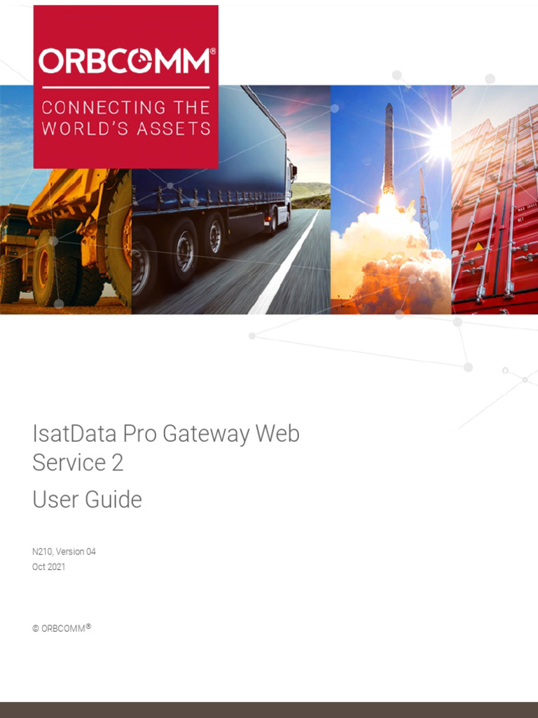 IsatData Pro Gateway Web Service Guide | PDF | Web Service | World Wide Web