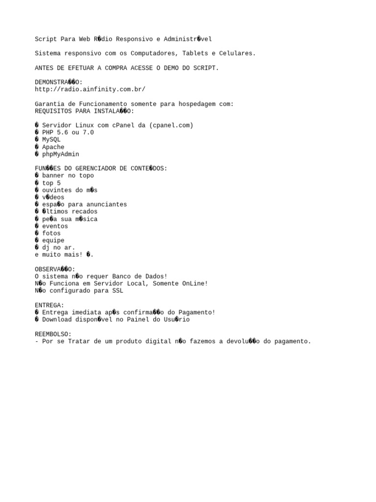 Modelo Postagem Scritp Loja Digital | PDF