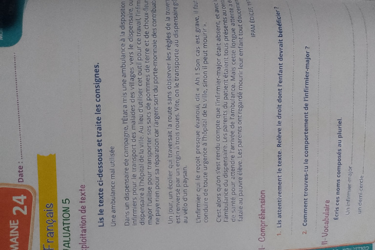 Exploitation de Texte Cm2 | PDF