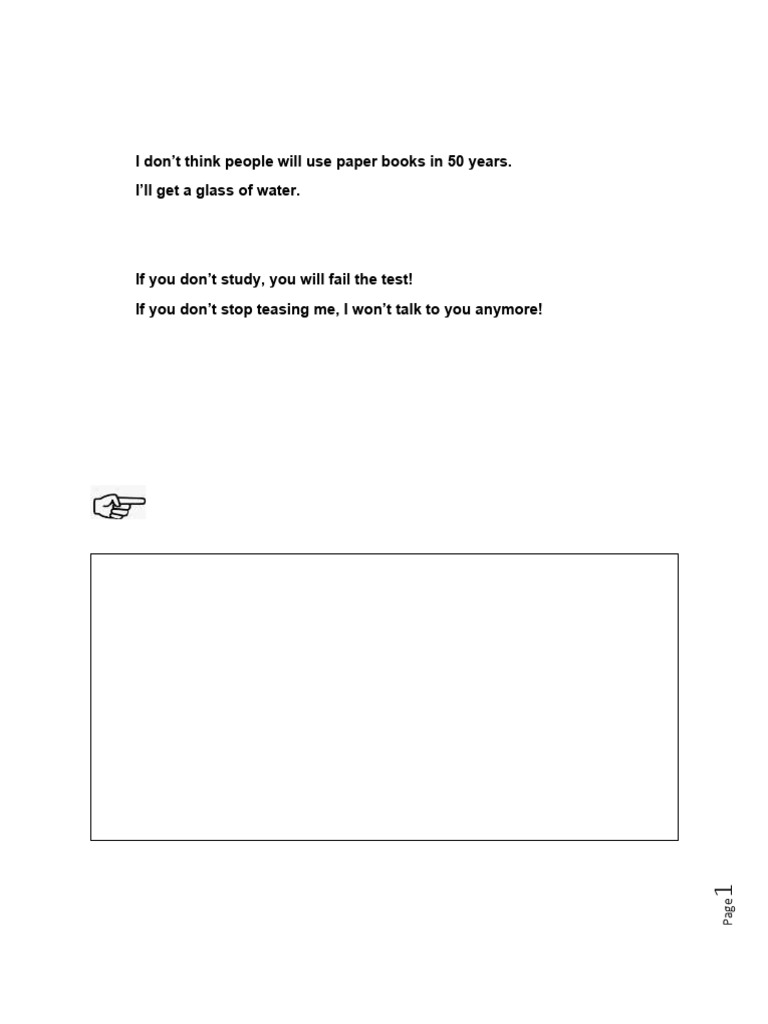 Future Tenses B1 Level Pdf