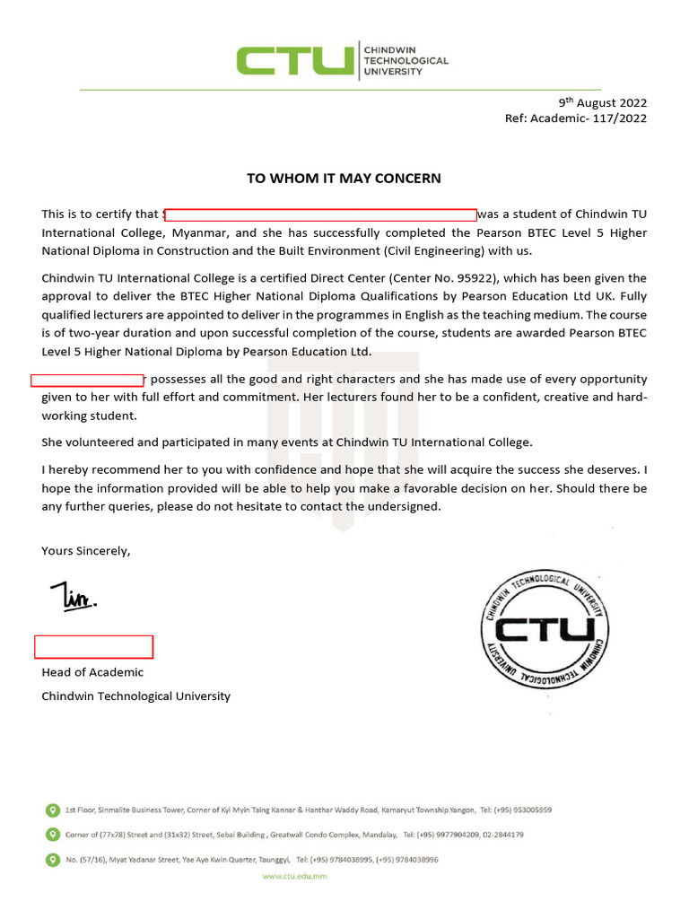 Academic Recommandation Letters!-1 | PDF