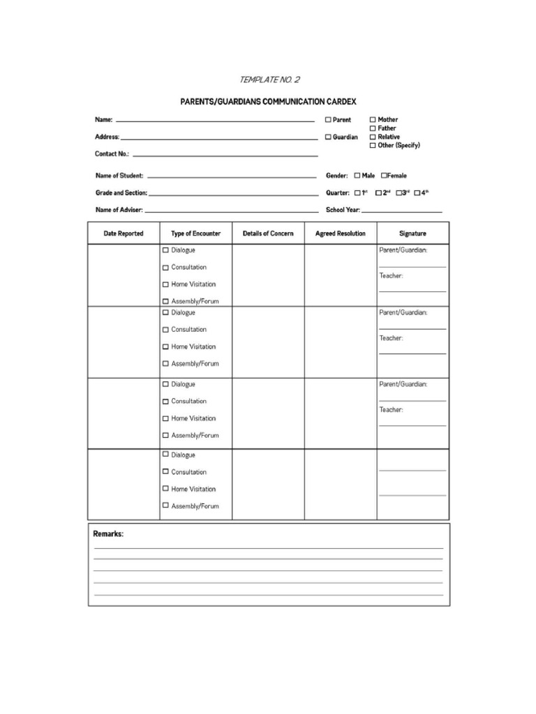Home Visit Forms - 085517 | PDF