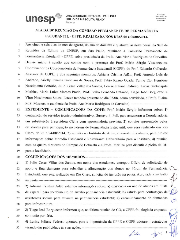 ata-10-reuniao-05-060814 | PDF