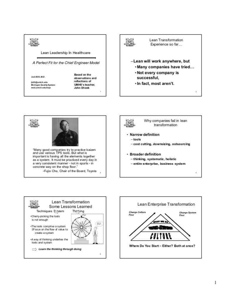 Lean Leadership | PDF | Lean Manufacturing | Process Management