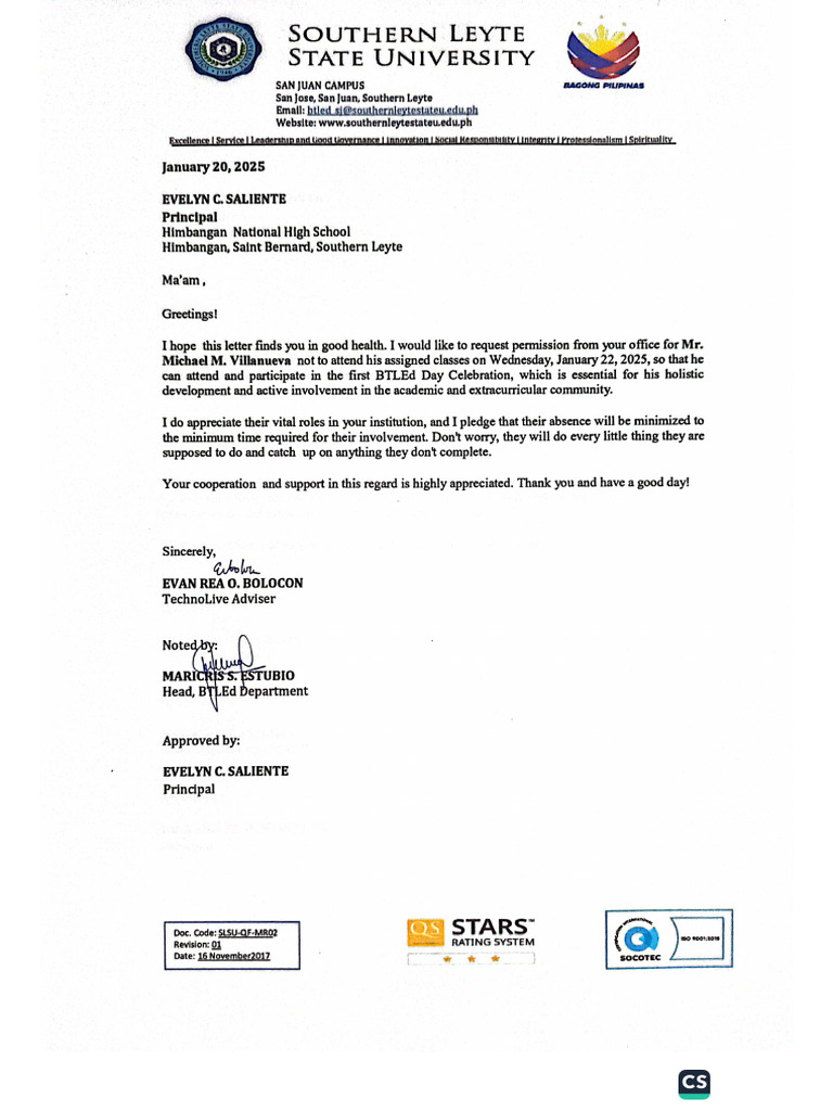 Permission-Letter-Ojt | PDF