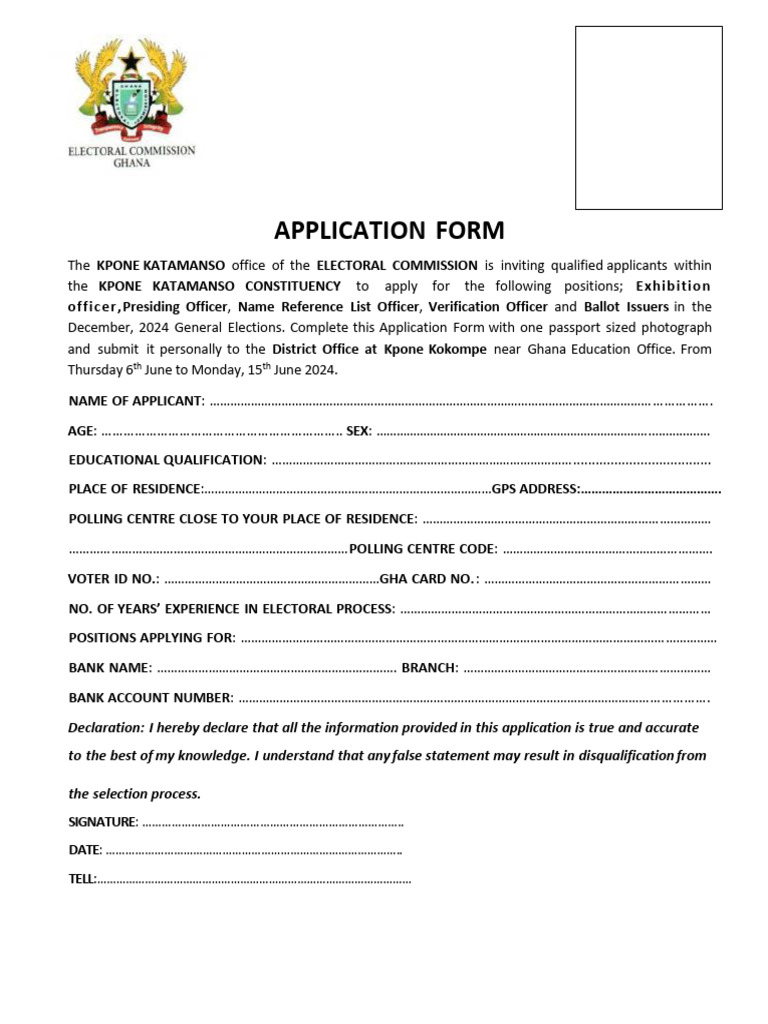 APPLICATION - FORM - FOR - GENERAL - ELECTION - 2024 (1) - Kpone ...